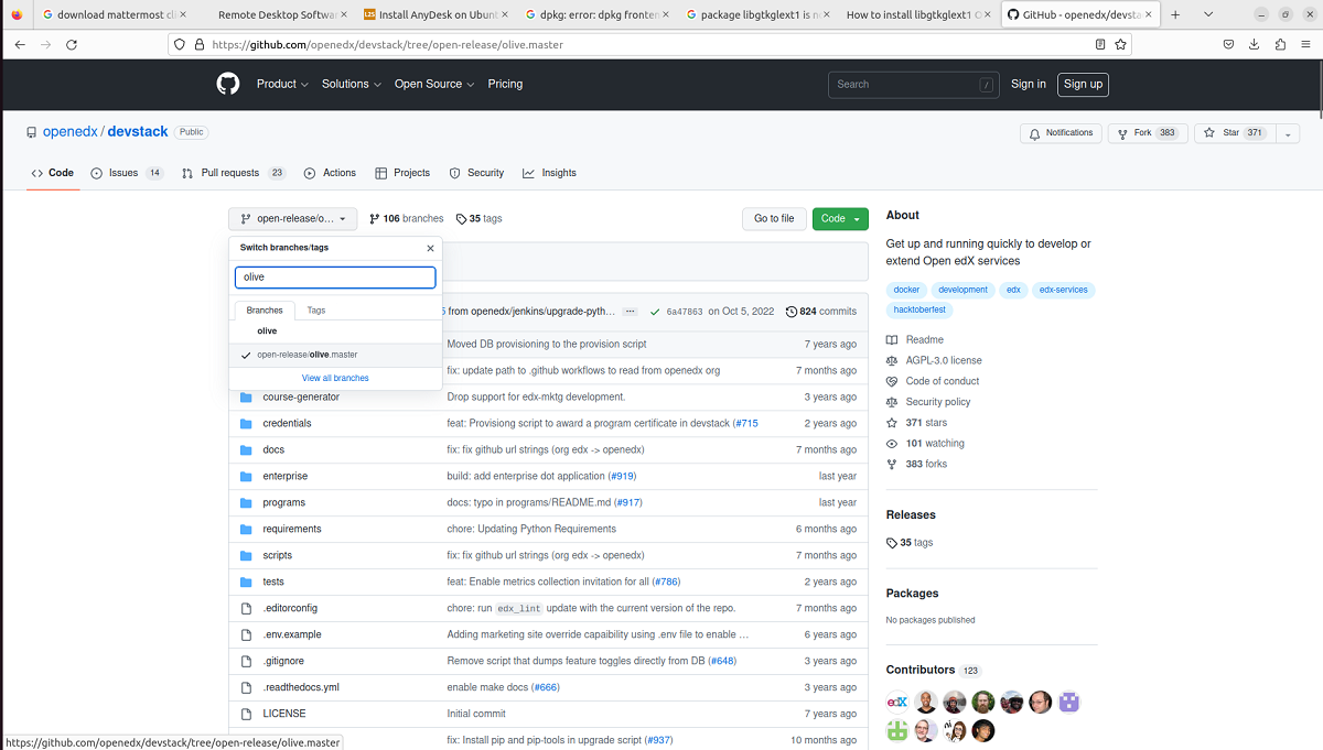 Open edX DevStack Installation with Olive Release
