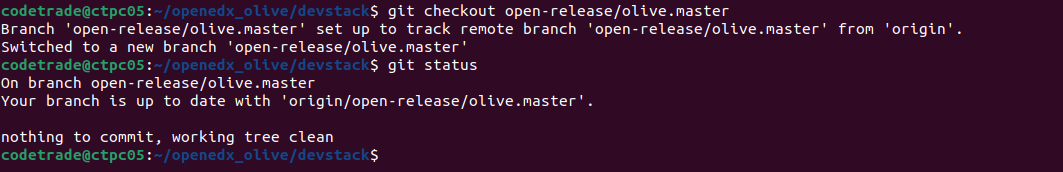 Open edX DevStack Installation with Olive Release