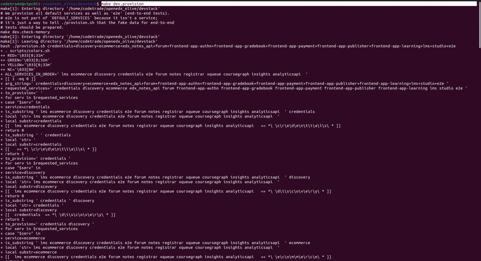 Open edX DevStack Installation with Olive Release